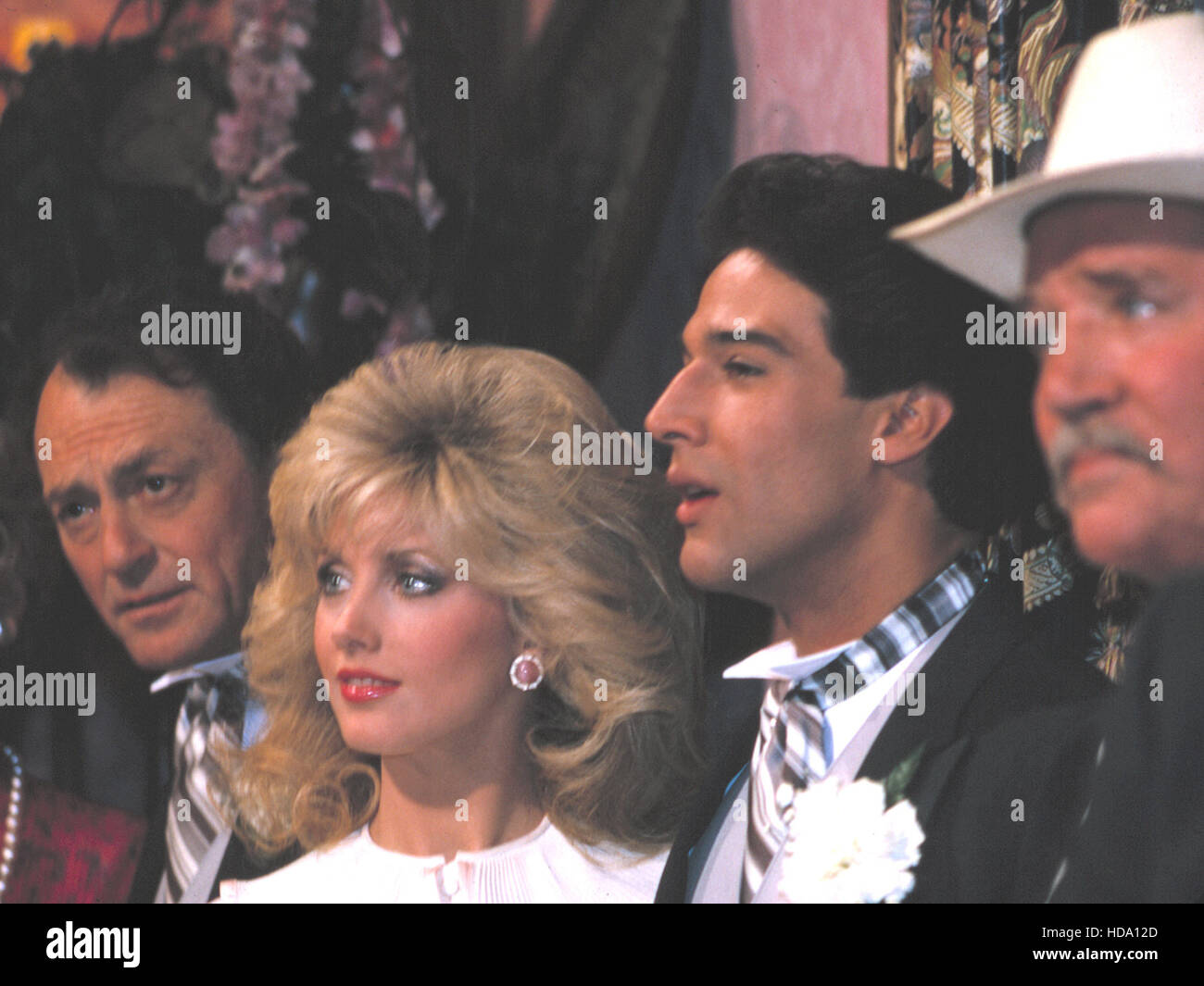 FLAMINGO ROAD, Peter Donat, Morgan Fairchild, unknown, Howard Duff ...