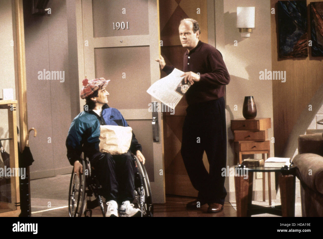 FRASIER, from left: Griffin Dunne, Kelsey Grammer, 'The Friend ...