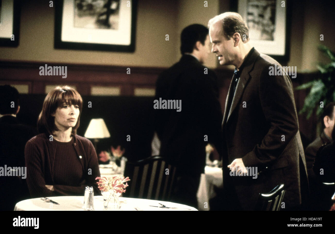 FRASIER, from left: Illeana Douglas, Kelsey Grammer, 'Hungrey Heart ...