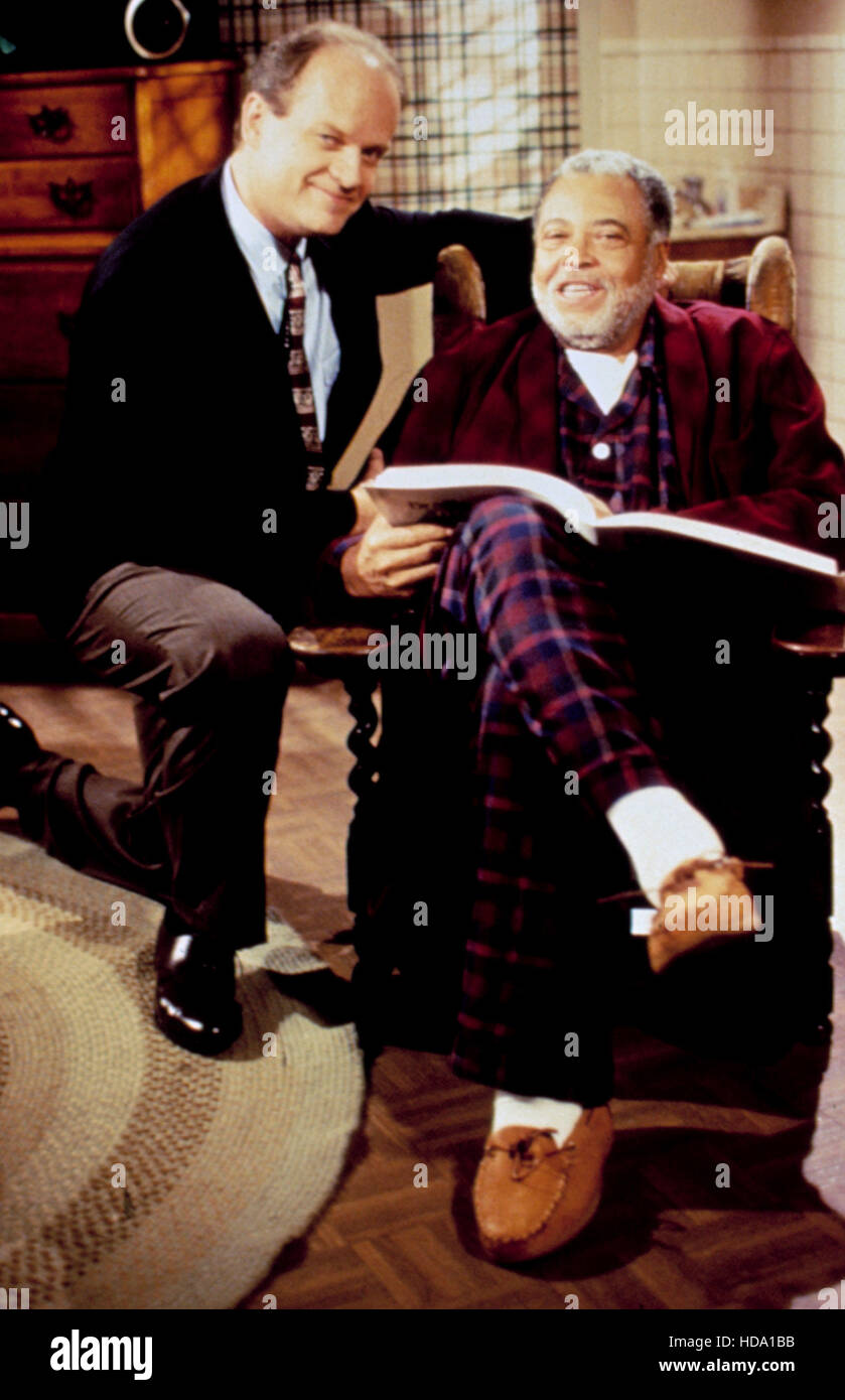FRASIER, Kelsey Grammer, James Earl Jones, 'Roz's Krantz & Gouldenstein Are Dead', (Season 4 ...