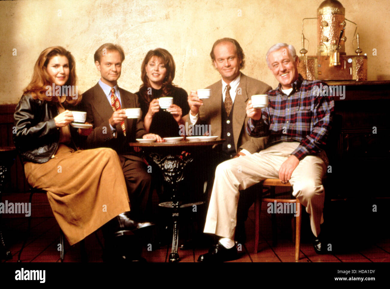 FRASIER, Peri Gilpin, David Hyde Pierce, Jane Leeves, Kelsey Grammer ...