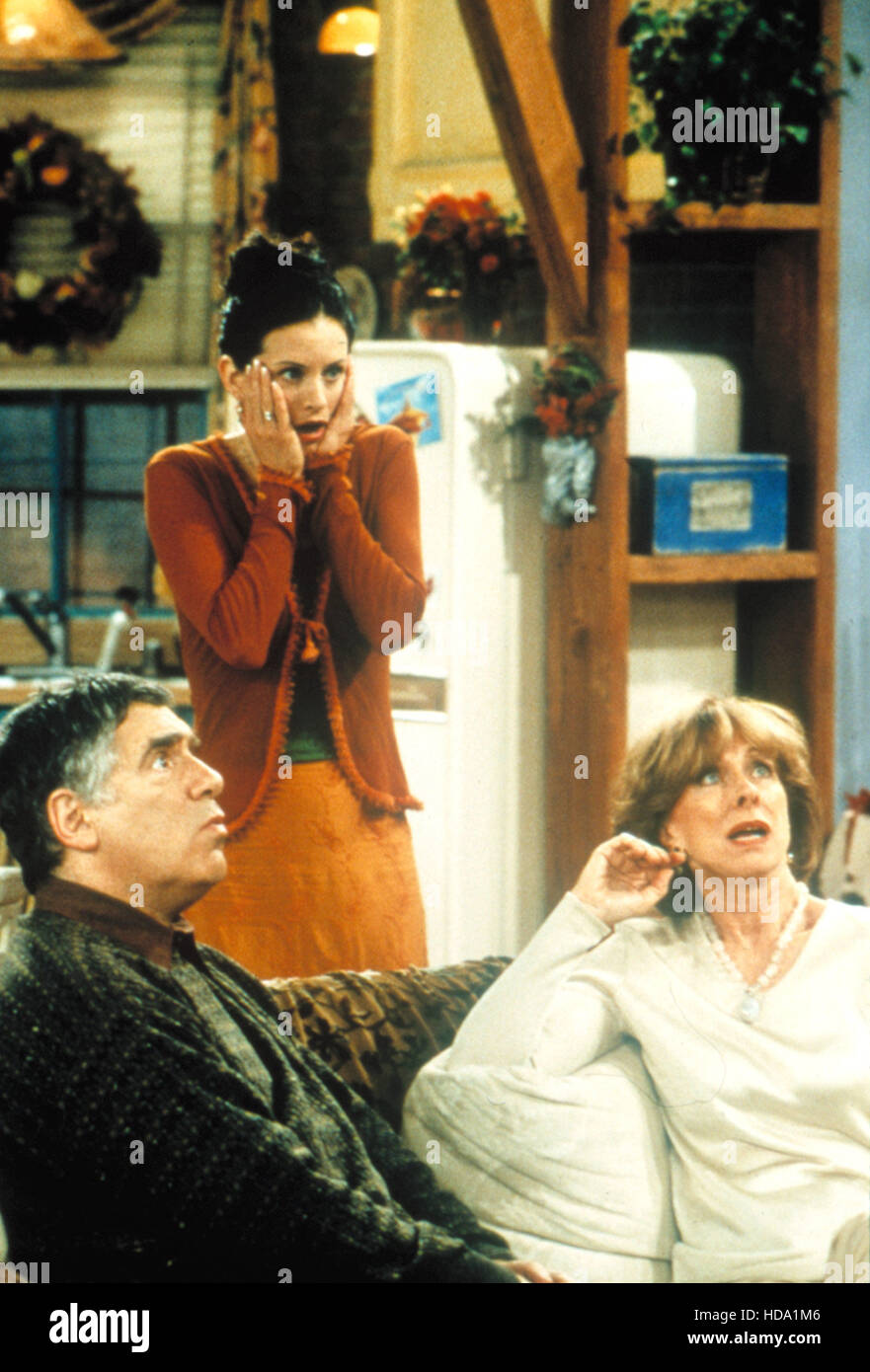 FRIENDS, Elliott Gould, Courteney Cox, Christina Pickles, season 6 ...