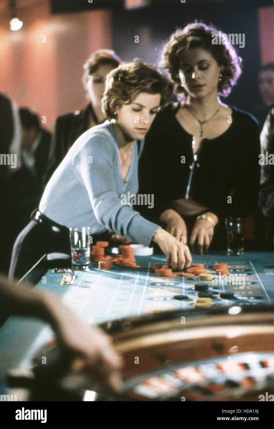 HIGH STAKES, Cynthia Gibb (left), 1997. © Hearst Entertainment ...