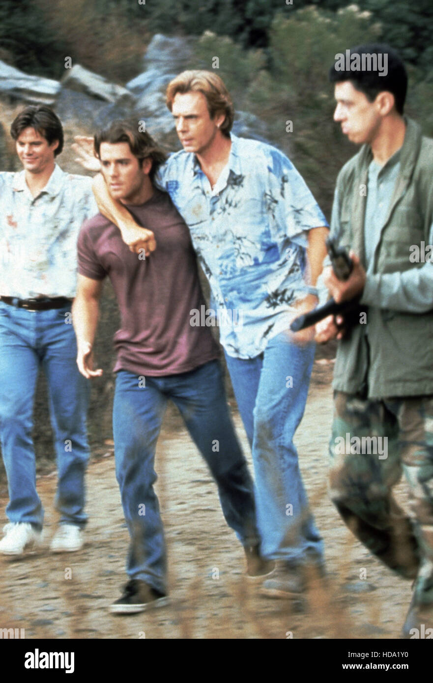 HIGH TIDE, from left: Yannick Bisson, Ken Olandt, Rick Springfield ...