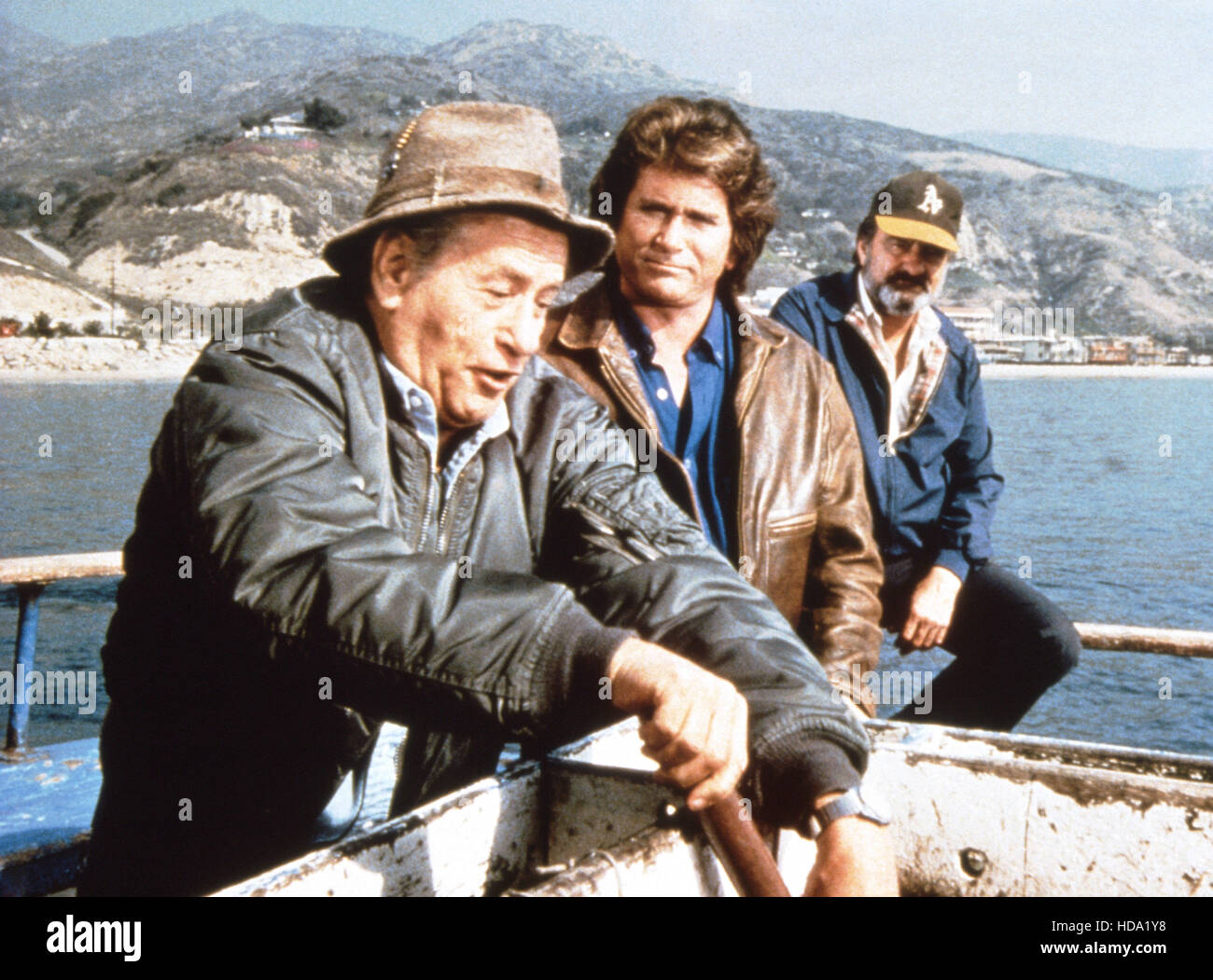 HIGHWAY TO HEAVEN, (from left): Eli Wallach, Michael Landon, Victor French, 'A Father's Faith ...