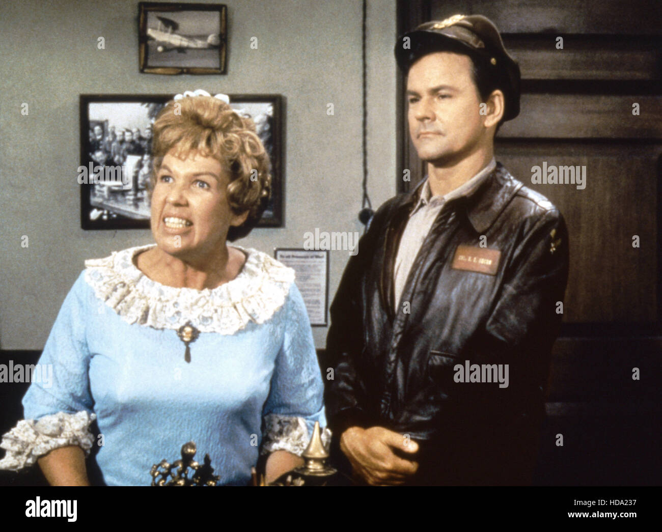 HOGAN'S HEROES, (from left): Kathleen Freeman, Bob Crane, 'Casanova ...