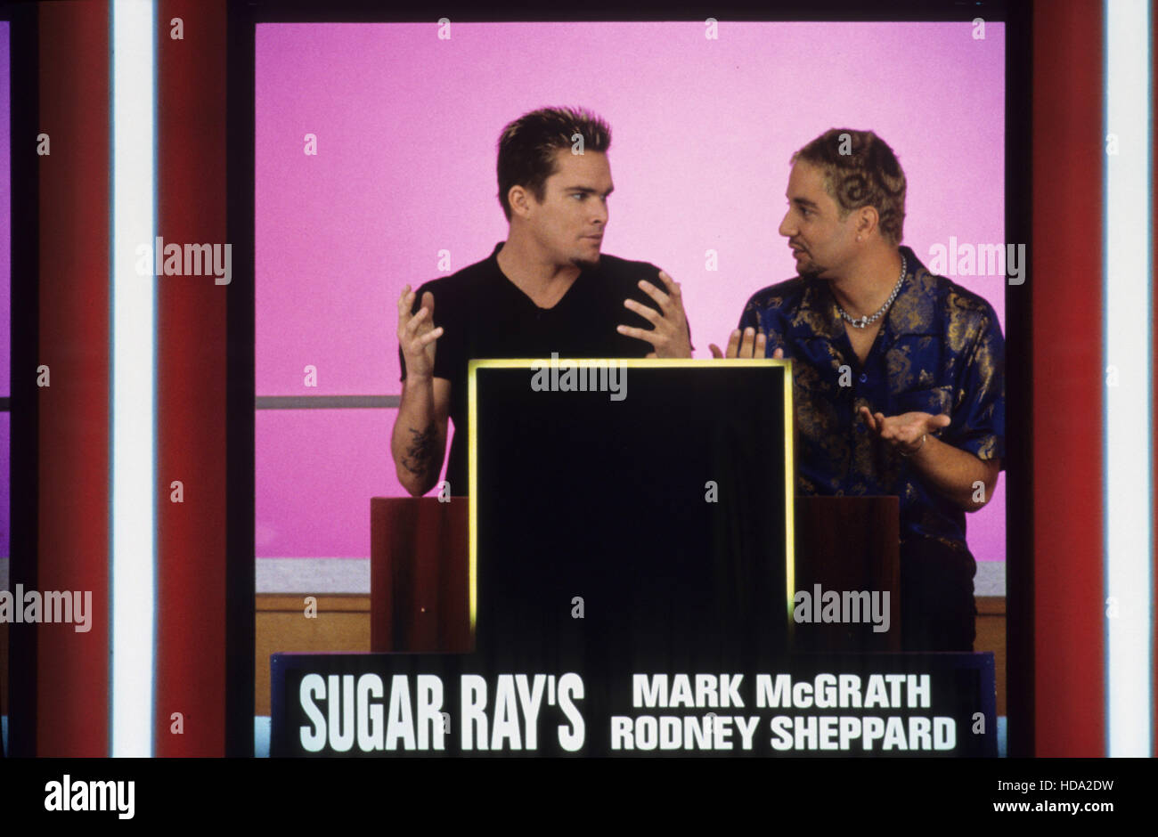 HOLLYWOOD SQUARES, (from left): Mark McGrath, Rodney Sheppard, (of ...