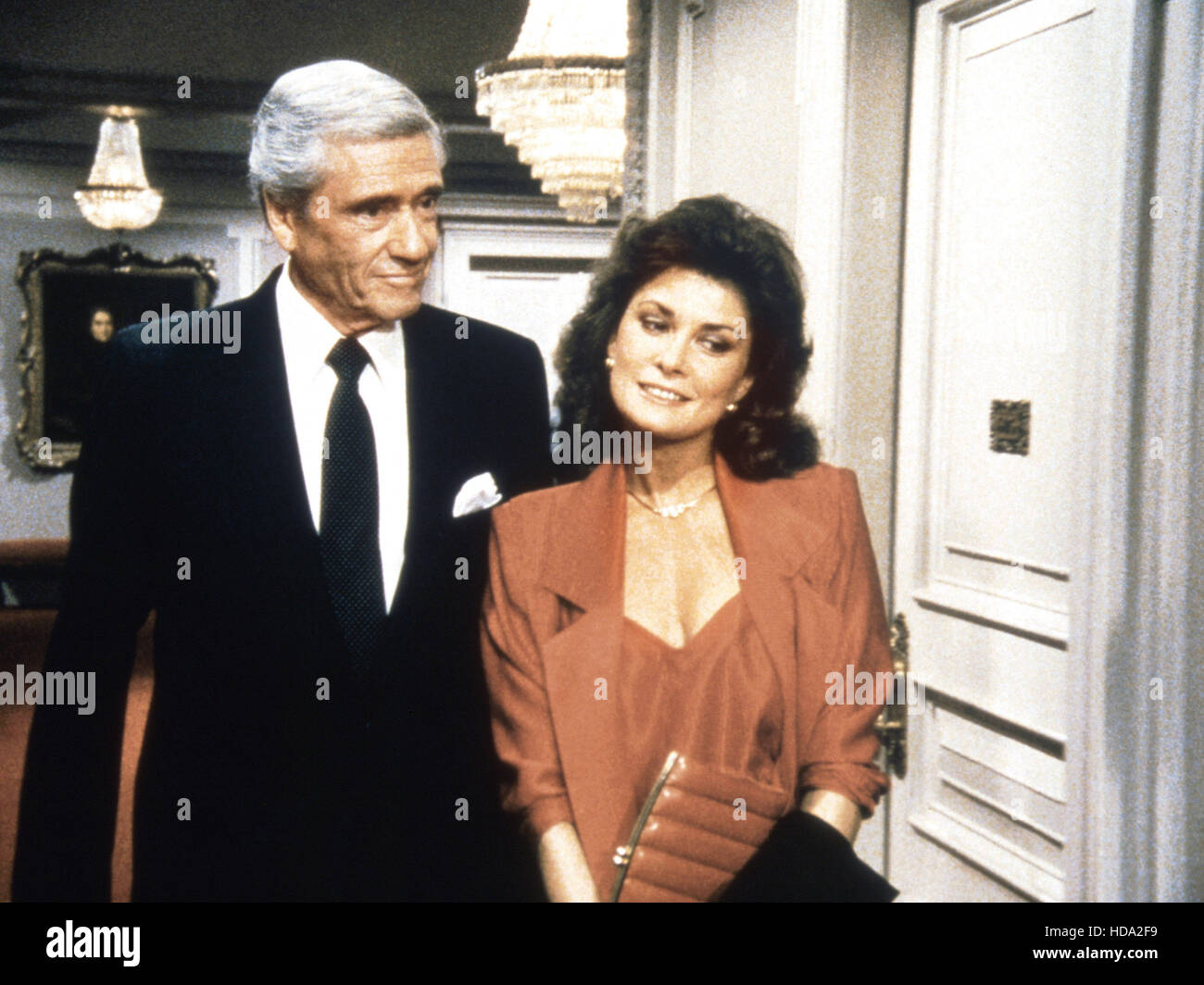 HOTEL, (from left): Mel Ferrer, Jane Badler, 'Celebrations', (Season 3 ...