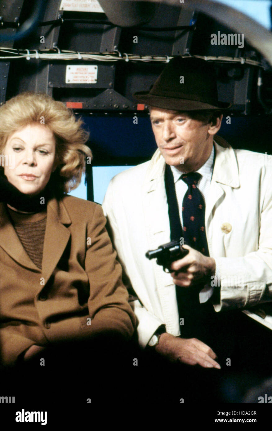 THE HOSTAGE TOWER, Douglas Fairbanks Jr. (right), 1980. © Jerry Leider ...