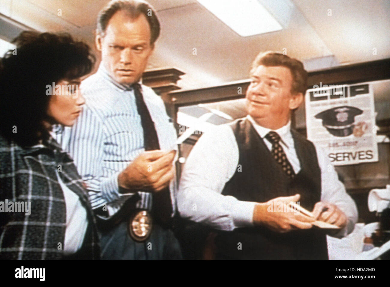 HUNTER, (from left): Stepfanie Kramer, Fred Dryer, Charles Hallahan ...