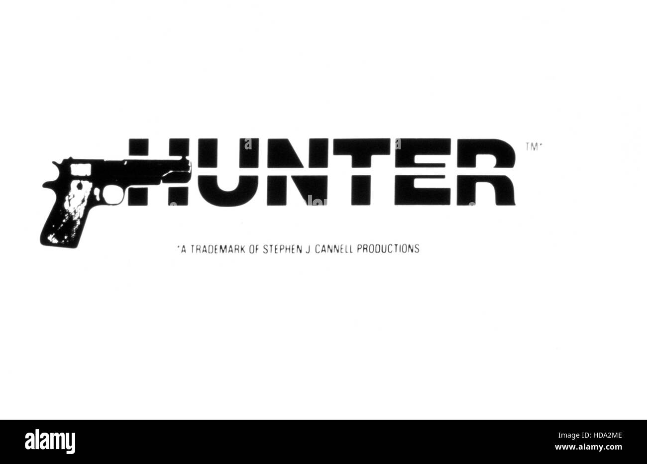 HUNTER, logo, 1984-91. © Stephen J. Cannell Prod. / Courtesy: Everett ...
