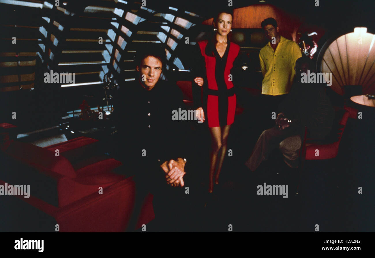 HUMAN TARGET, from left: Rick Springfield, Signy Coleman, Kirk Baltz ...