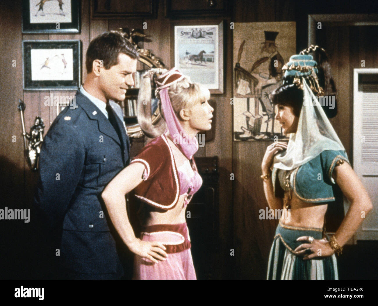 I DREAM OF JEANNIE, (from left): Larry Hagman, Barbara Eden (center ...