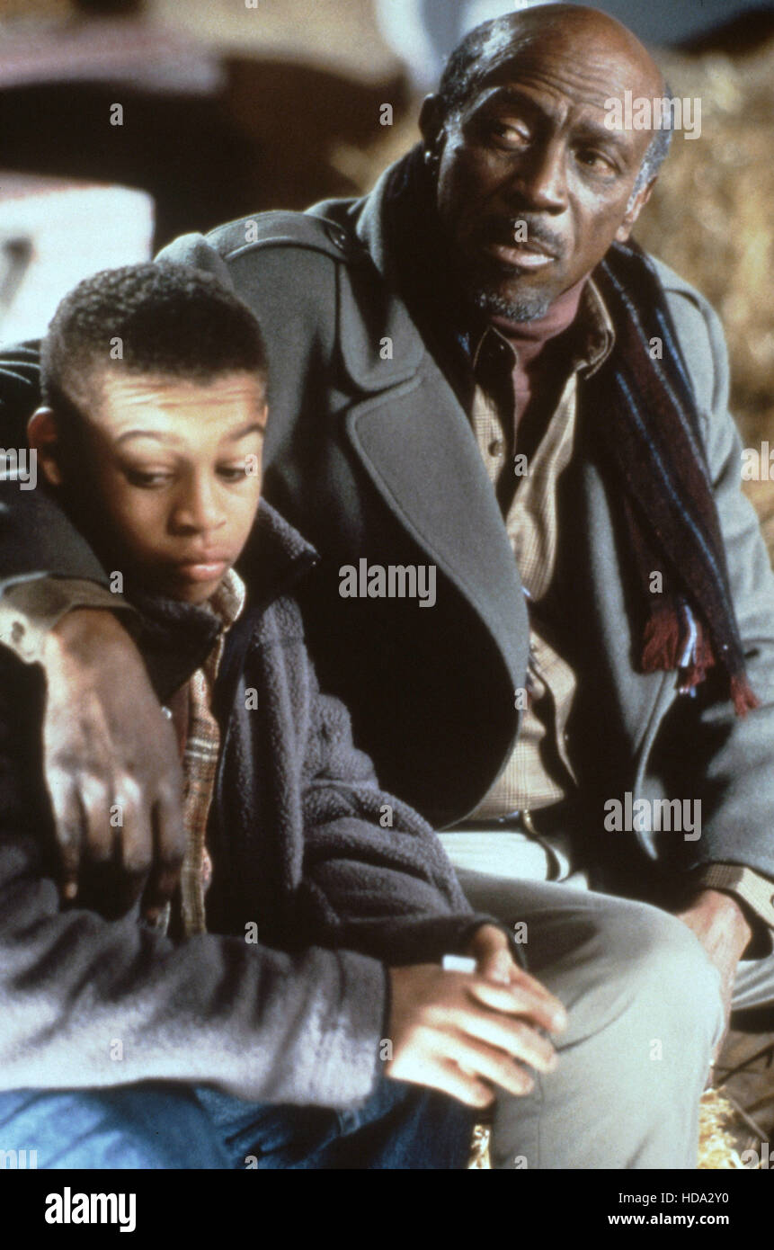 IN HIS FATHER'S SHOES, (from left): Robert Ri'chard, Louis Gossett Jr ...