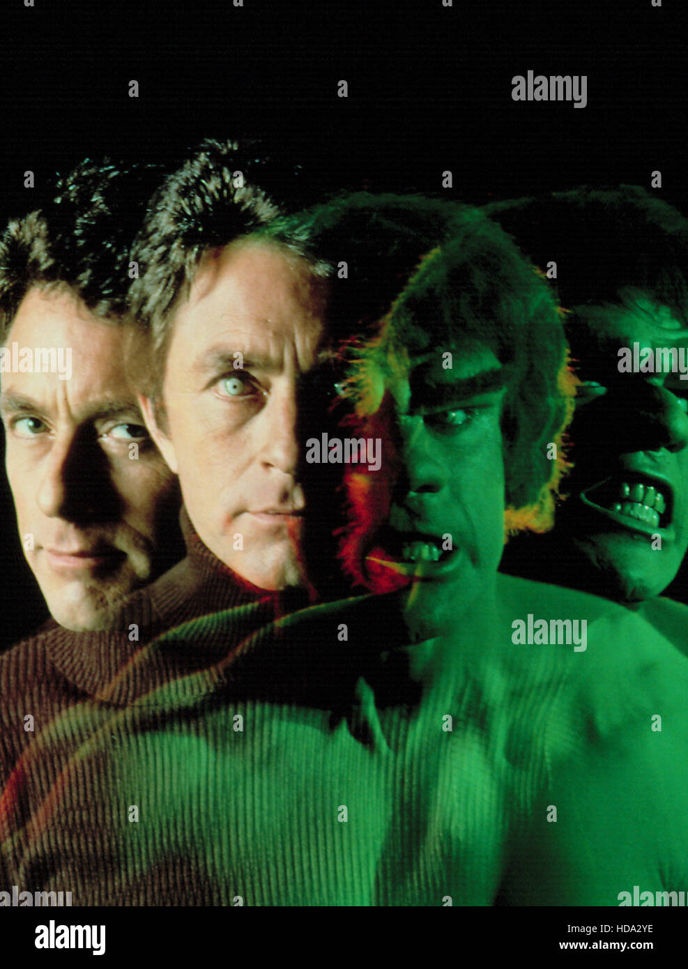 INCREDIBLE HULK, Bill Bixby, Lou Ferrigno, 1978-82 Stock Photo - Alamy