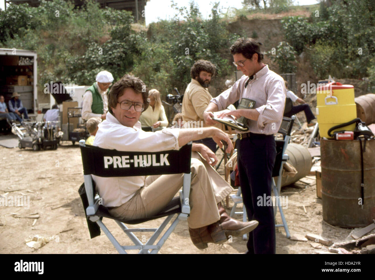 THE INCREDIBLE HULK, Bill Bixby on-set, (1979), 1978-82. © Universal ...