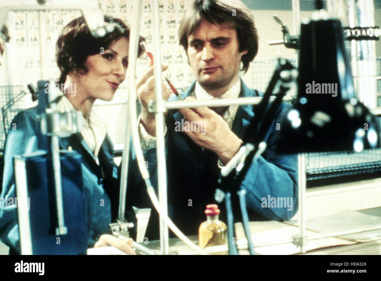 INVISIBLE MAN, from left: Melinda O. Fee, David McCallum, 1975-76 Stock ...