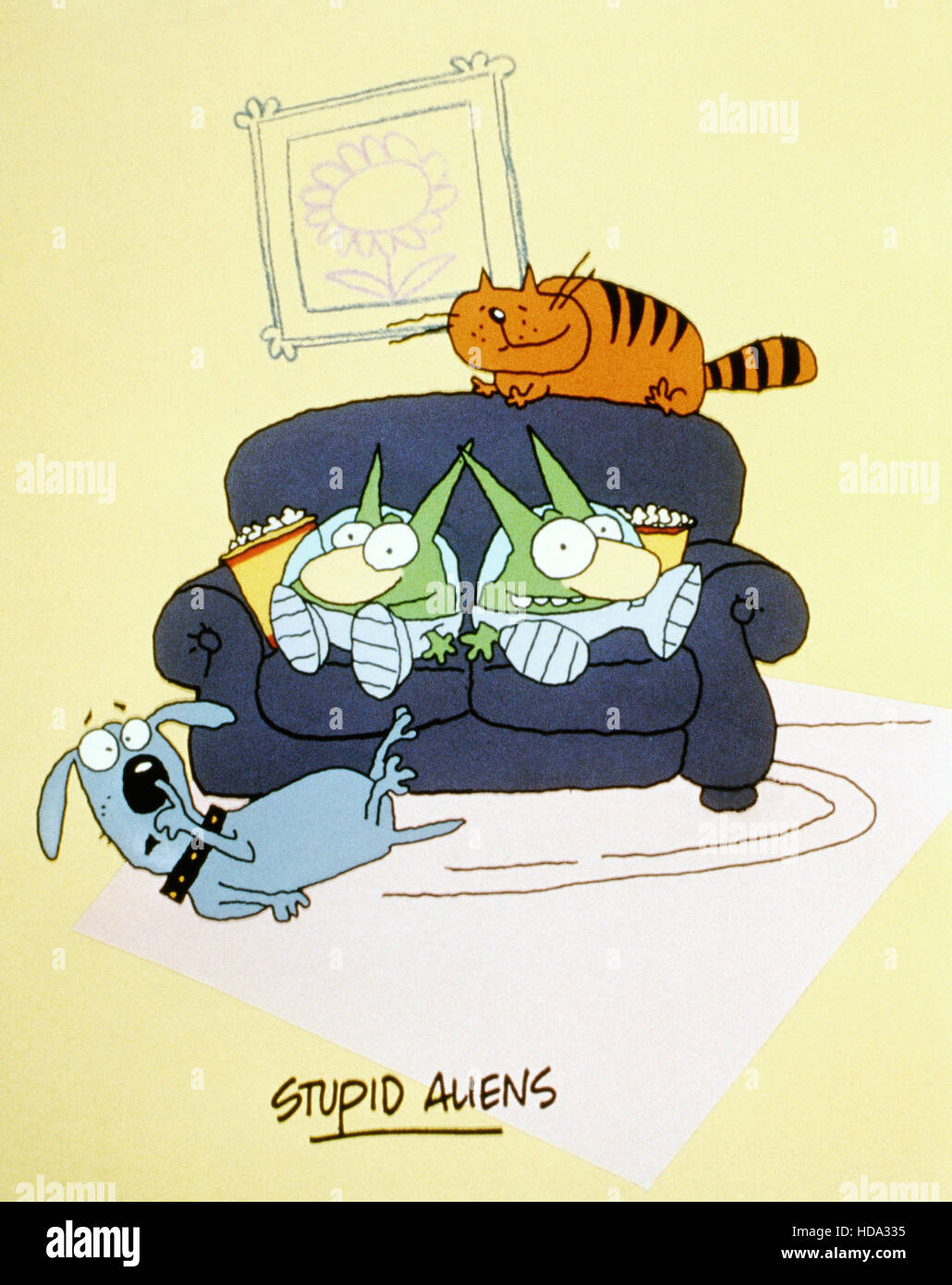 INTERSTITIAL PROGRAMMING (aka FOX KIDS), Stupid Aliens, 1993-97. © Fox ...