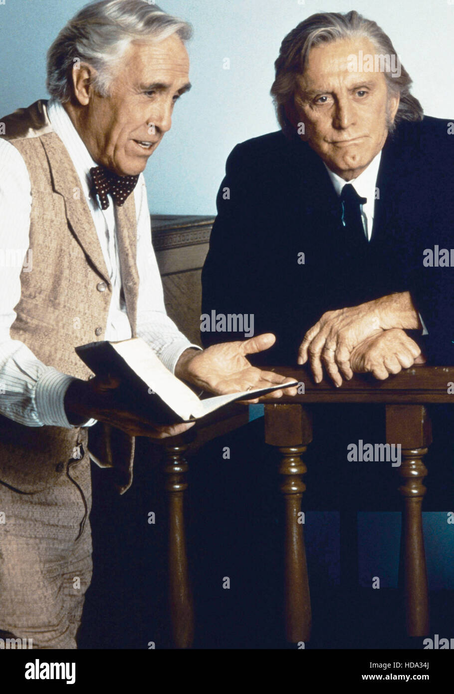 INHERIT THE WIND, from left: Jason Robards, Kirk Douglas, 1988, © NBC ...