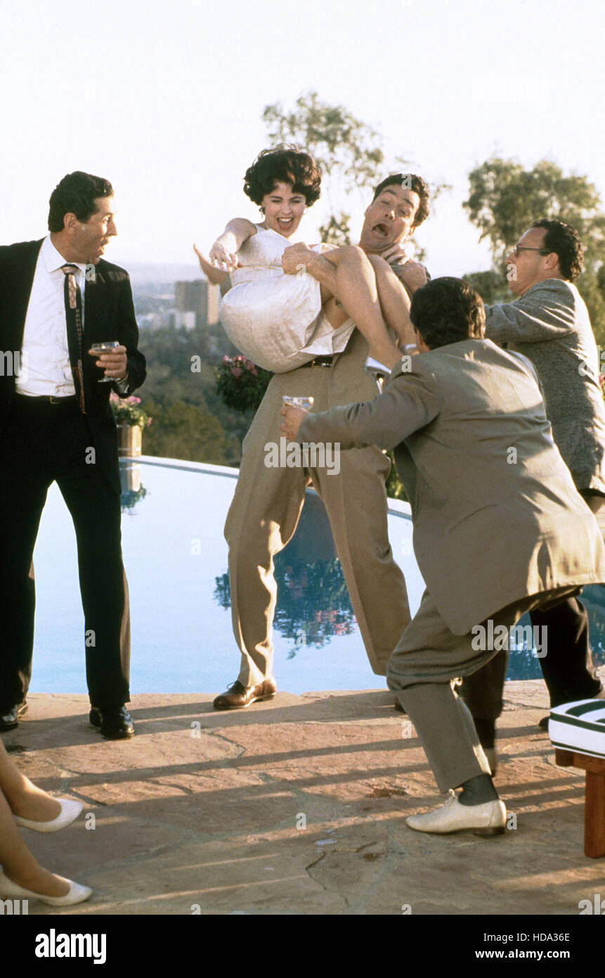 LIZ: THE ELIZABETH TAYLOR STORY, Sherilyn Fenn (center, left), Dan ...