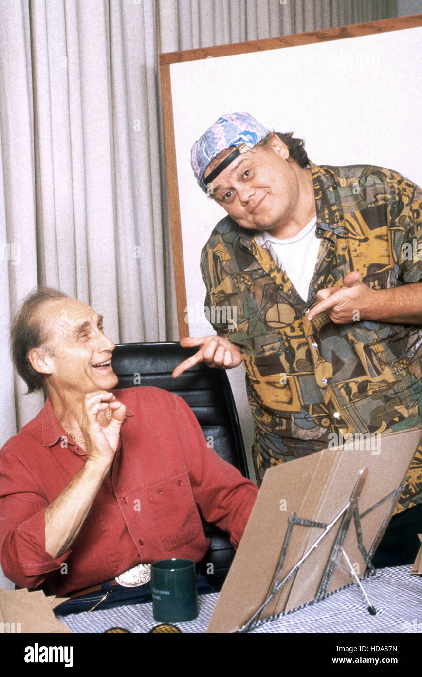 LIFE WITH LOUIE, (from left): Sid Caesar, Louie Anderson, 1995-98 ...