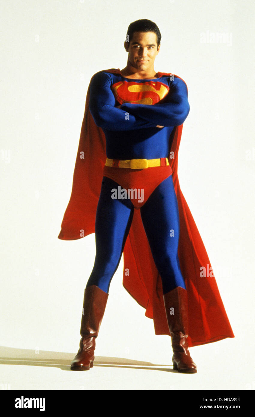 LOIS & CLARK, Dean Cain as Superman, 1993-97 Stock Photo - Alamy