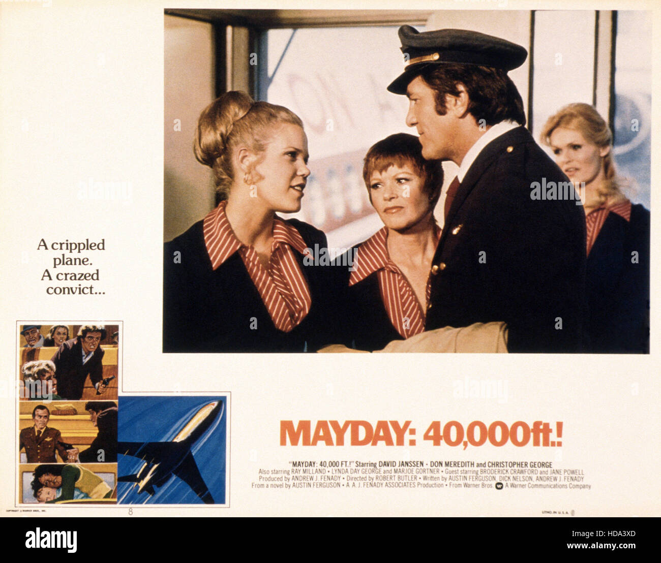 MAYDAY AT 40,000 FEET!, front from left: Christopher Norris, Shani ...