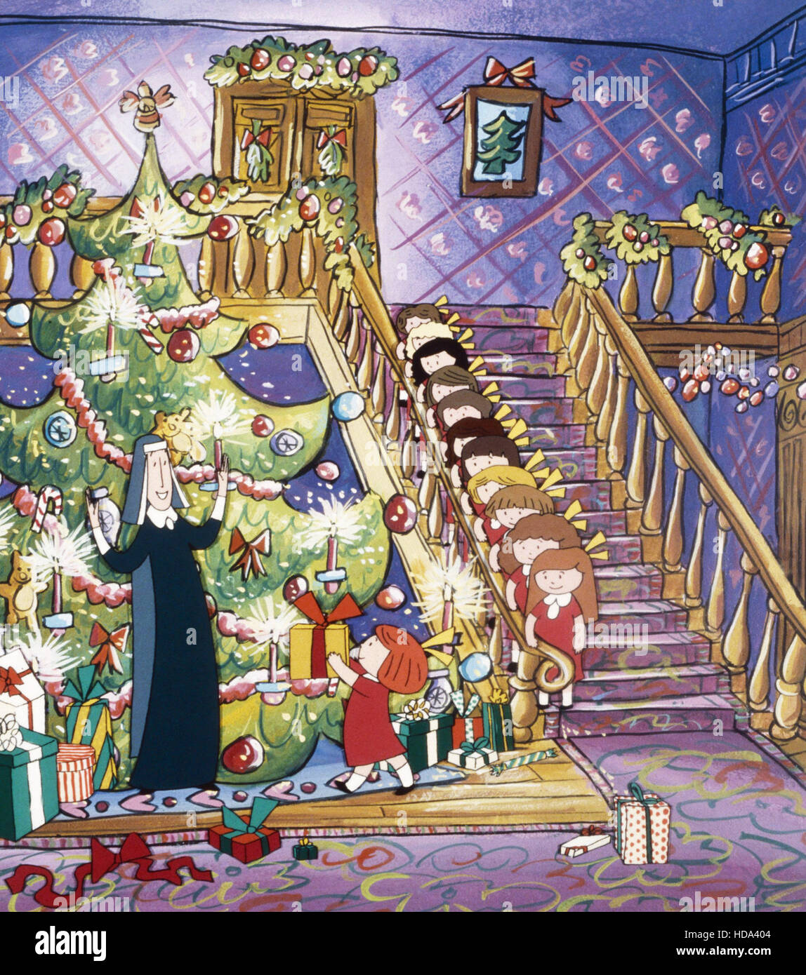 MADELINE'S CHRISTMAS, Madeline (right), 1990, © Family Channel/courtesy ...