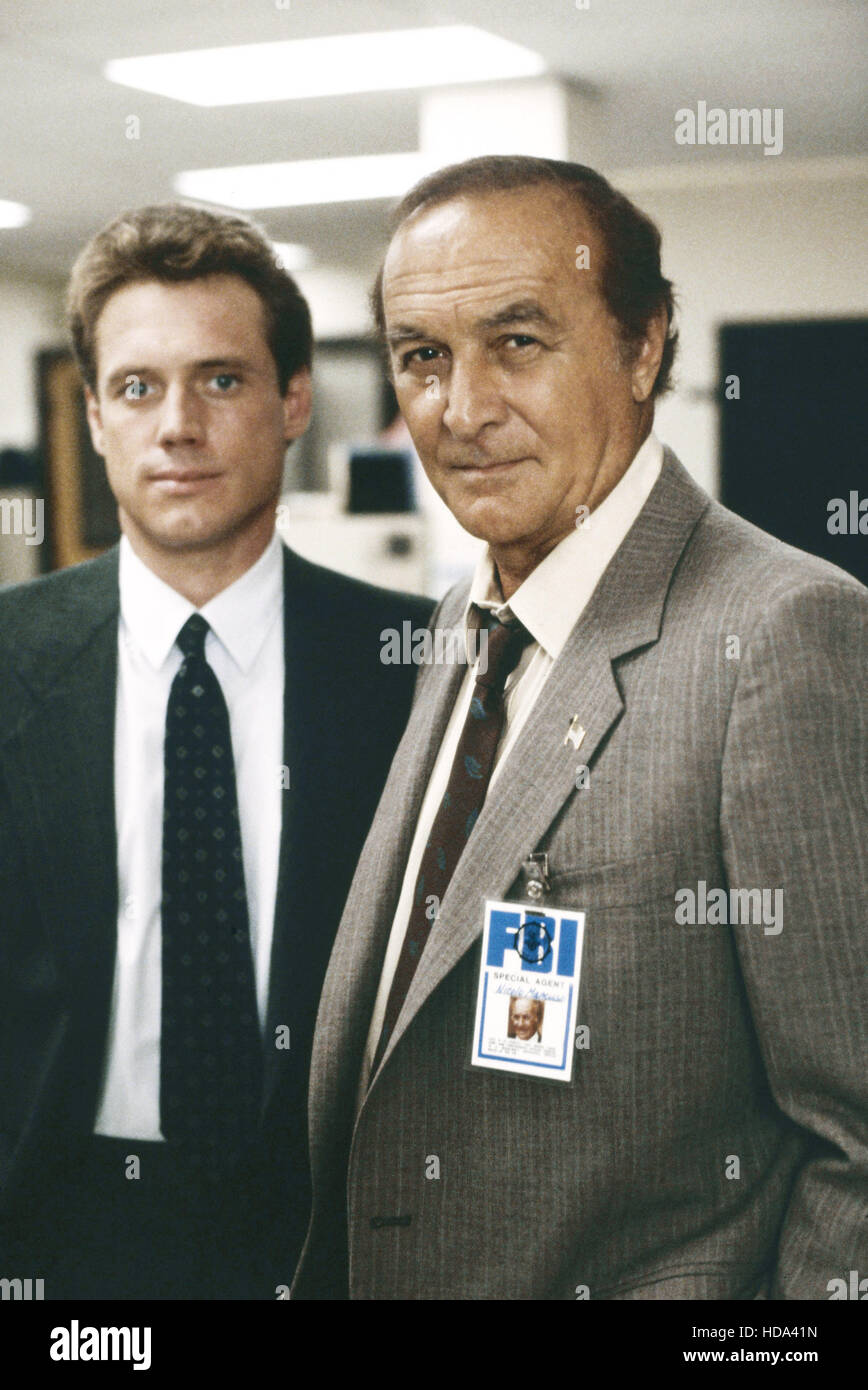 MANCUSO, FBI, from left: Fredric Lehne, Robert Loggia, 1989-1990, Ph ...
