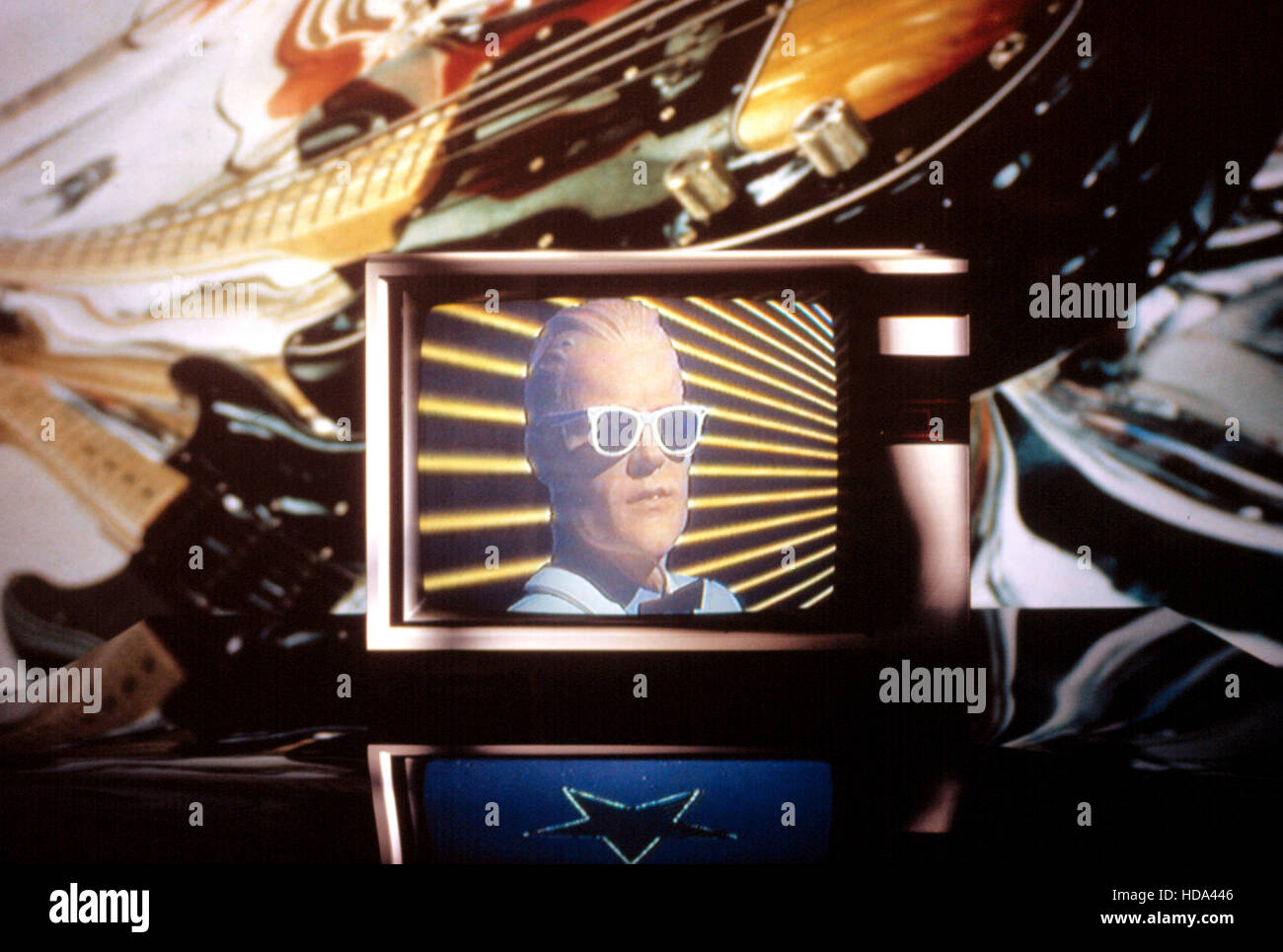 MAX HEADROOM, Matt Frewer, 1987 Stock Photo - Alamy