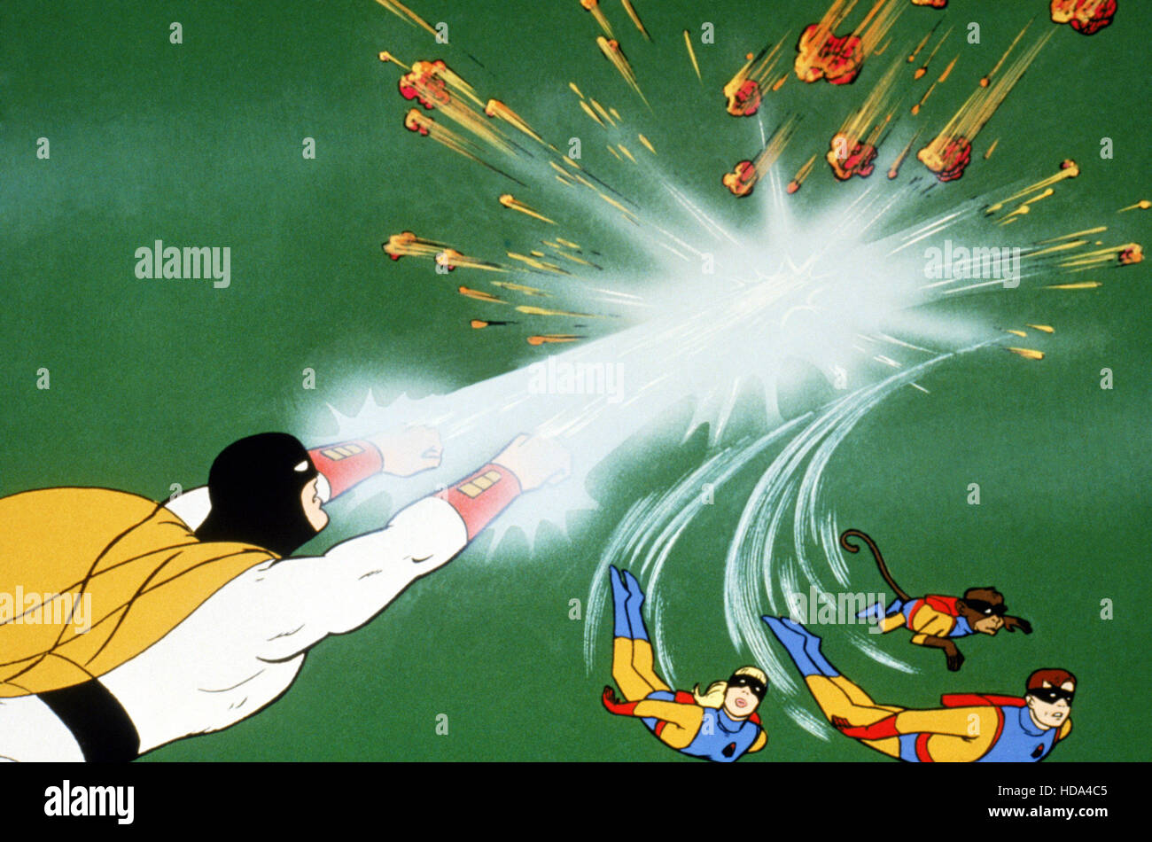 SPACE GHOST (aka SPACE GHOST & DINO BOY), from left: Space Ghost, Jan ...