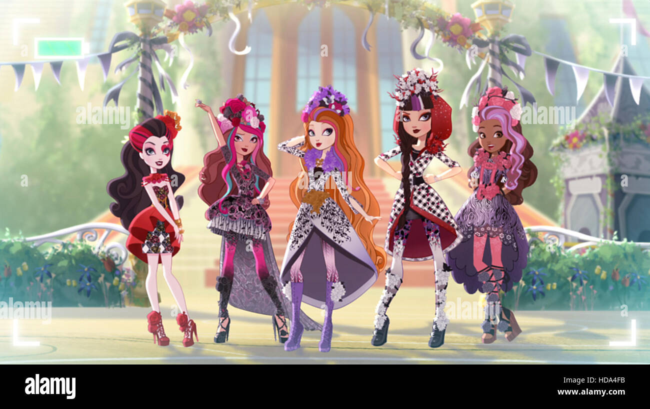 SPRING UNSPRUNG (aka EVER AFTER HIGH SPRING UNSPRUNG), from left ...
