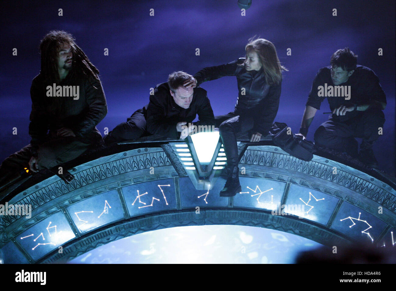 STARGATE ATLANTIS,(from left), Jason Momoa, David Hewlett, Rachel ...
