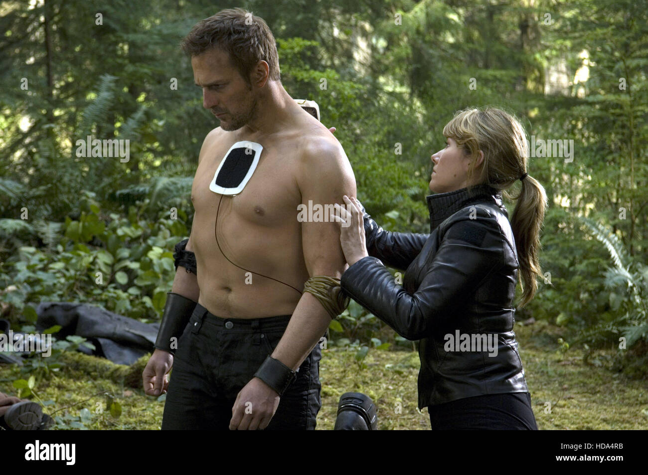 STARGATE ATLANTIS, (from left), Mike Dopud, Jewel Staite, 'Tracker ...