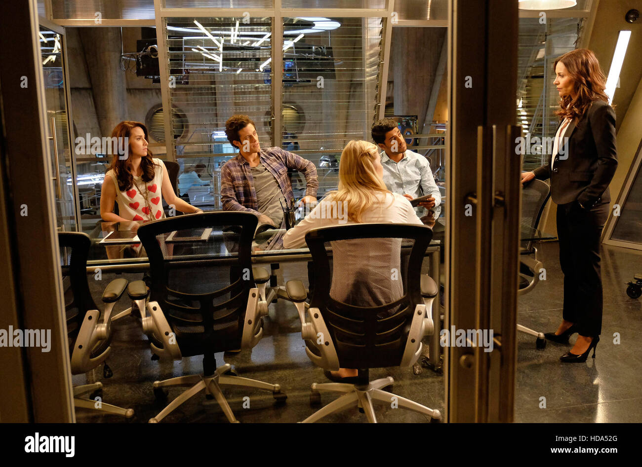 STITCHERS, l-r: Allison Scagliotti, Kyle Harris, Ritesh Rajan, Salli ...