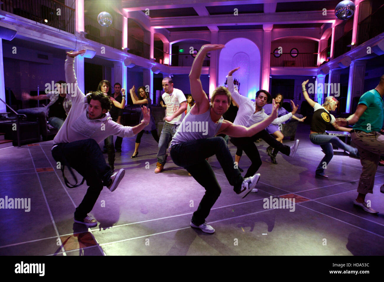 STEP IT UP AND DANCE, Nick Florez, RJ Durell with contestant dancers ...