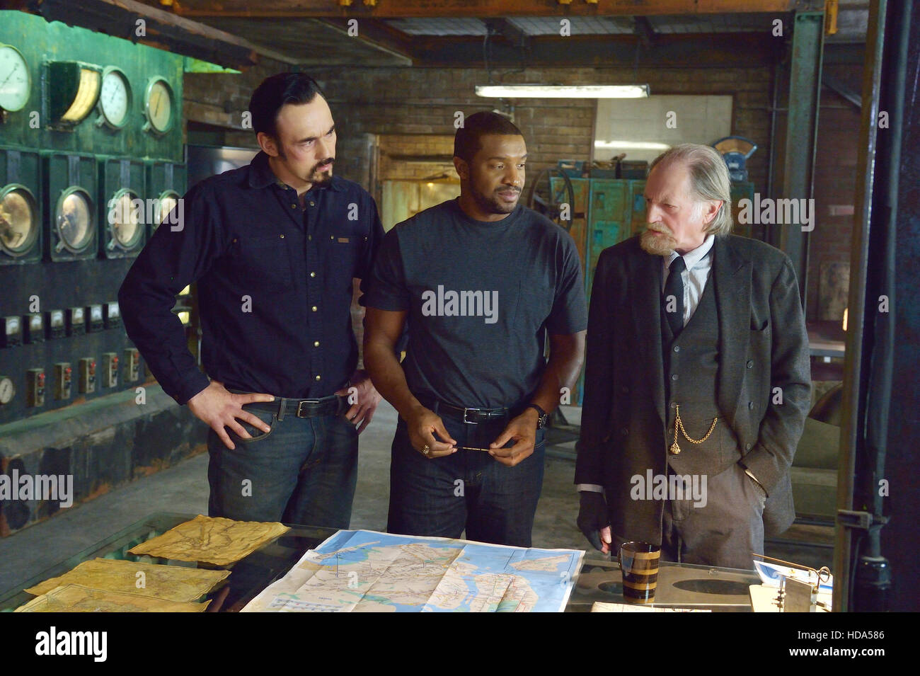 THE STRAIN, l-r: Kevin Durand, Roger Cross, David Bradley in 'Identity ...