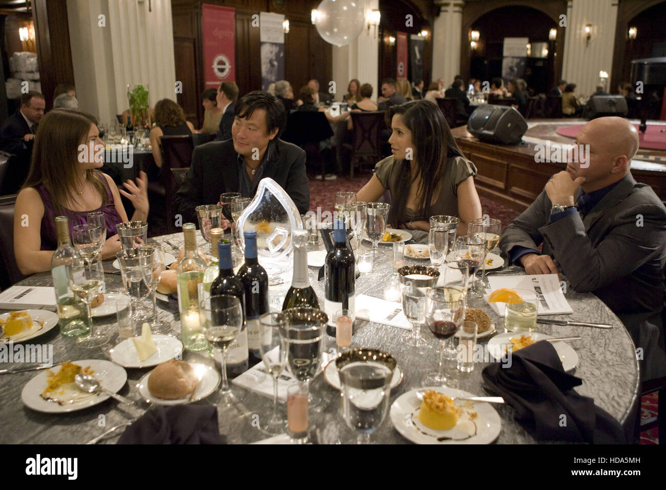 TOP CHEF, judge Gail Simmons, Chef Ming Tsai, host Padma Lakshmi, judge ...