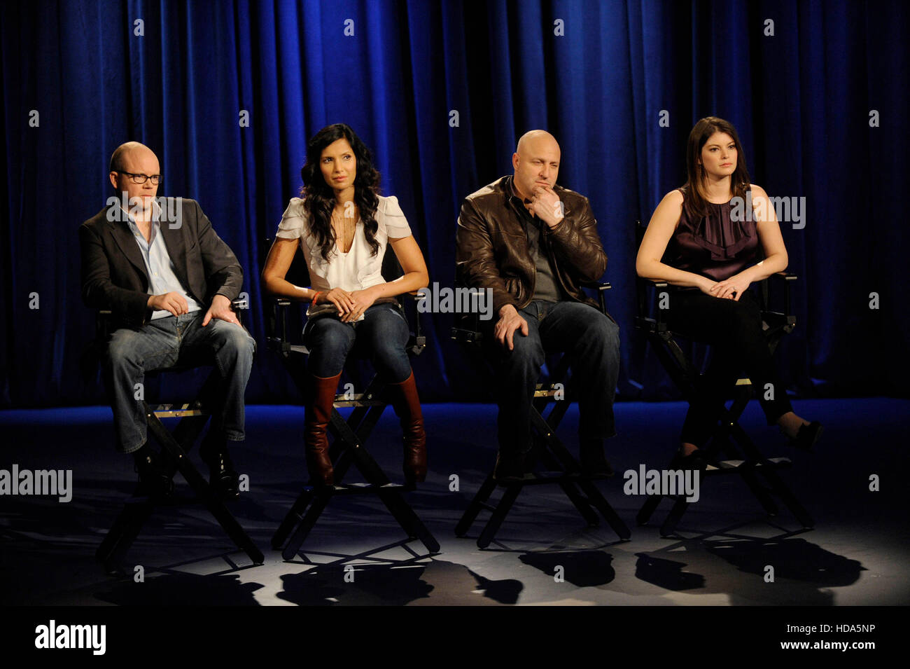TOP CHEF, (from left): judges Toby Young, Padma Lakshmi, Tom Colicchio ...