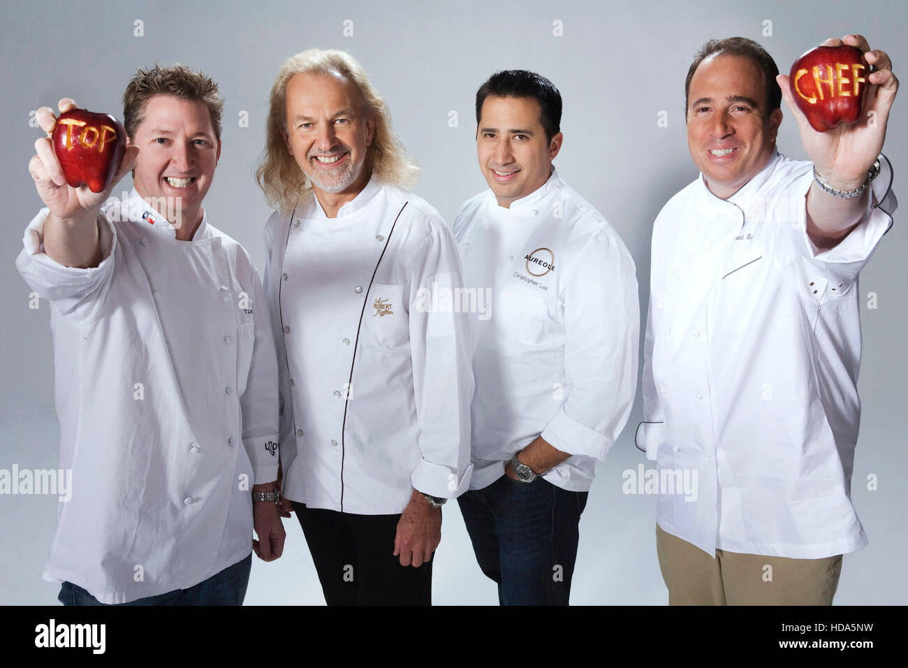 TOP CHEF MASTERS, (from left): chef contestants Tim Love, Hubert Keller ...