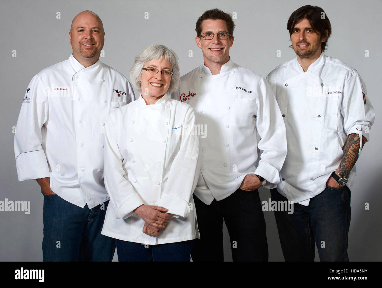 TOP CHEF MASTERS, (from left): chef contestants Wilo Benet, Cindy ...