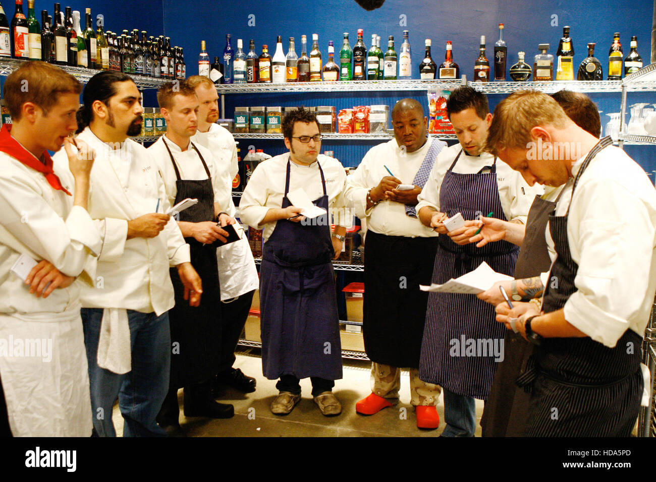 TOP CHEF, (from left): contestant chefs Mattin Noblia, Hector Santiago ...