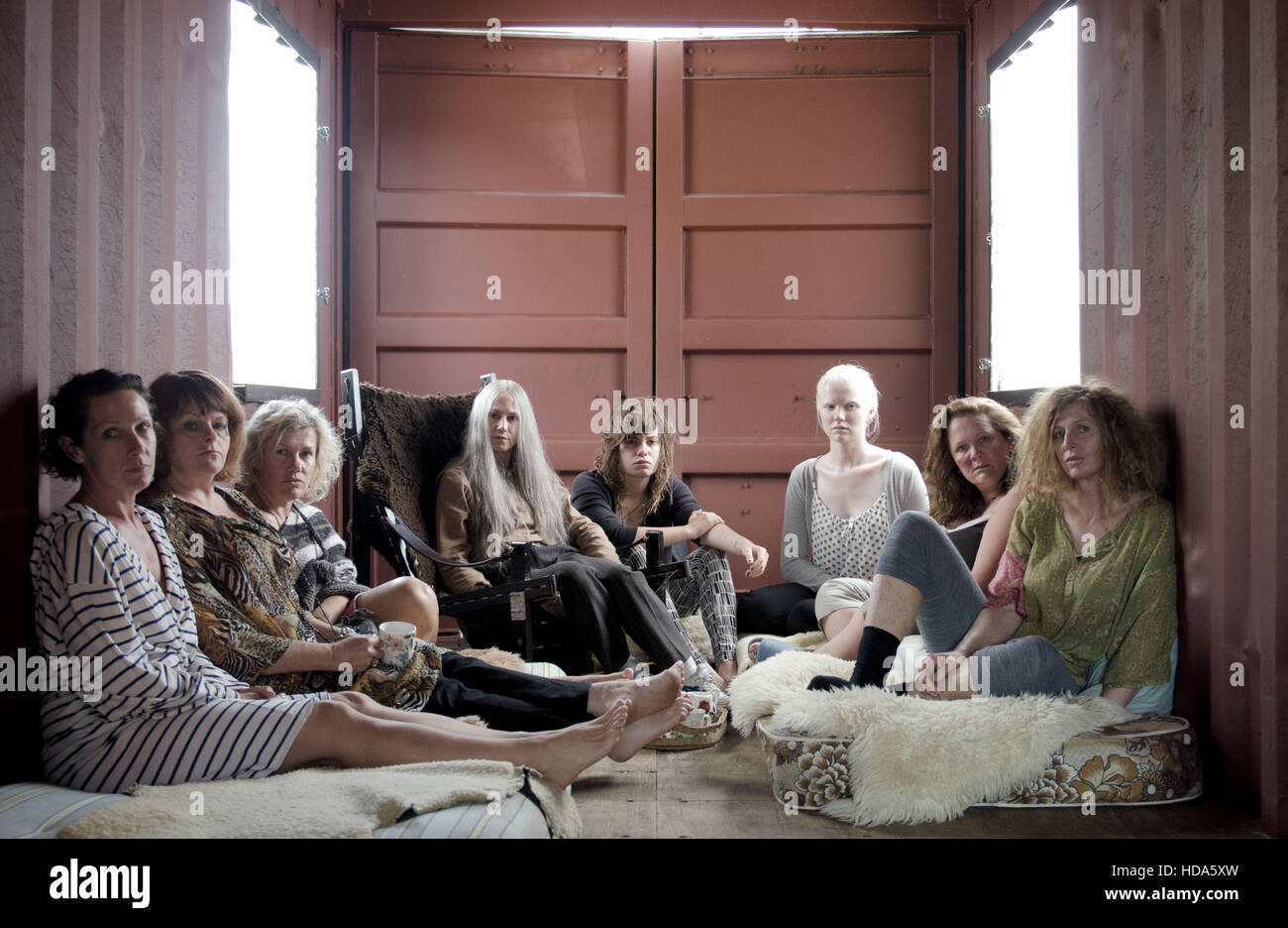 TOP OF THE LAKE, (from left): Alison Bruce, Genevieve Lemon, Robyn ...