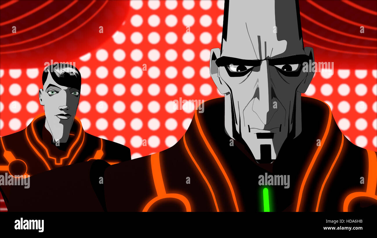 TRON: UPRISING, (from left): Pavel, Tesler, 'The Renegade, Part II ...