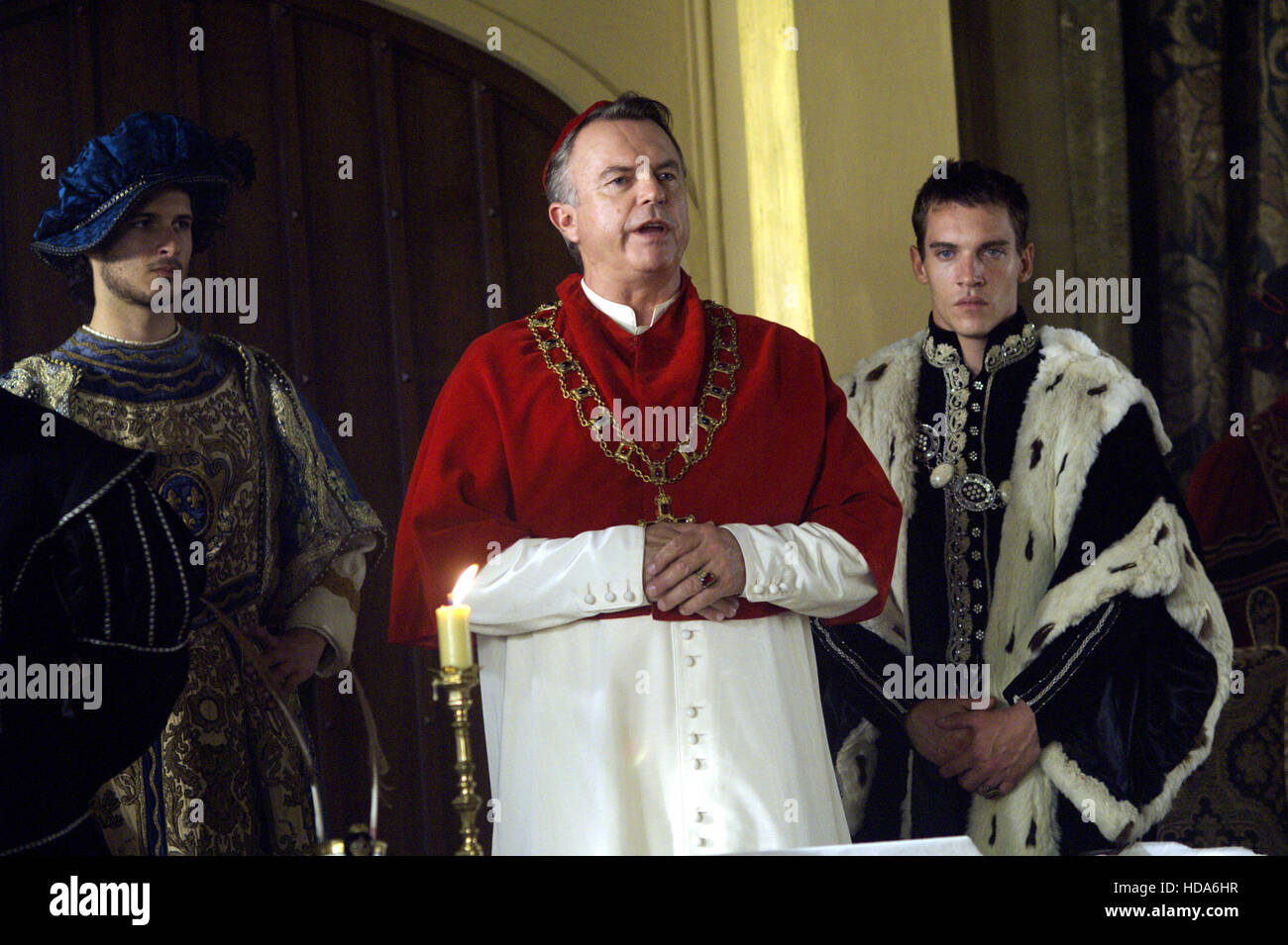 THE TUDORS, Sam Neill (center), Jonathan Rhys Meyers (right), (Season 1 ...