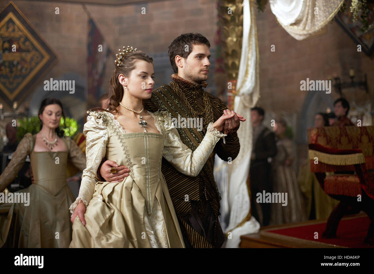 THE TUDORS, (from left): Rebekah Wainwright, Henry Cavill, (Season 3 ...