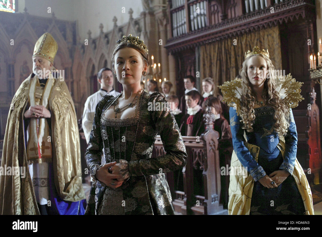 THE TUDORS, (from left): Sarah Bolger, Tamzin Merchant, 'Something For You', (Season 4, ep. 403 ...