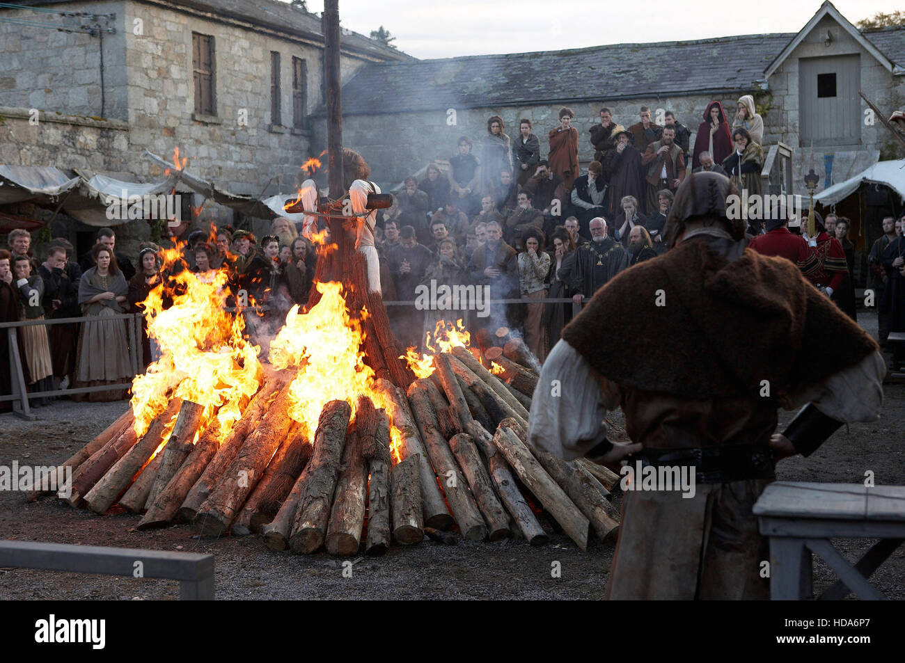 THE TUDORS, Emma Stansfield (tied to stake), 'Secrets of the Heart ...