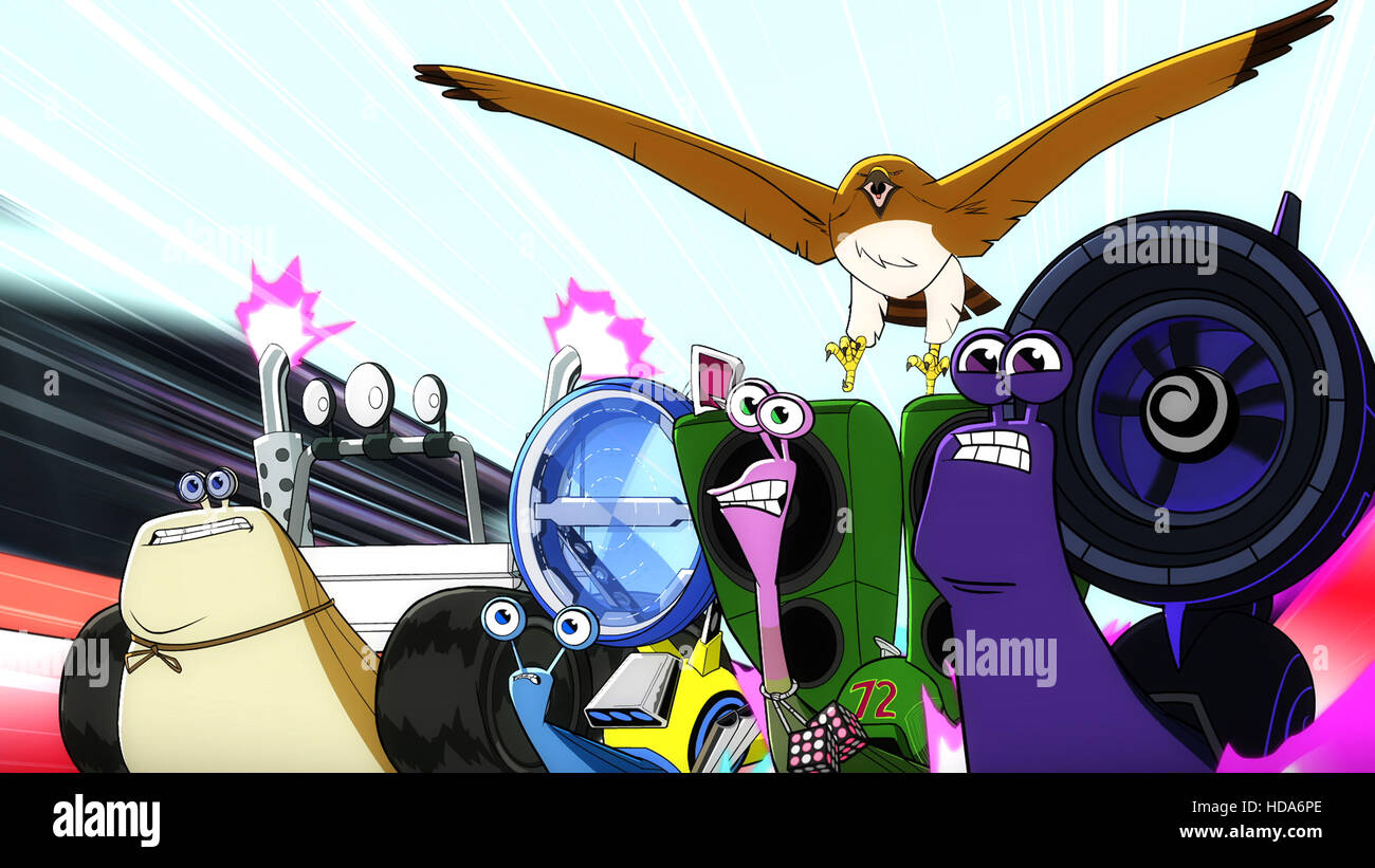 TURBO F.A.S.T., (bottom, from left): White Shadow, Skidmark, Smoove ...