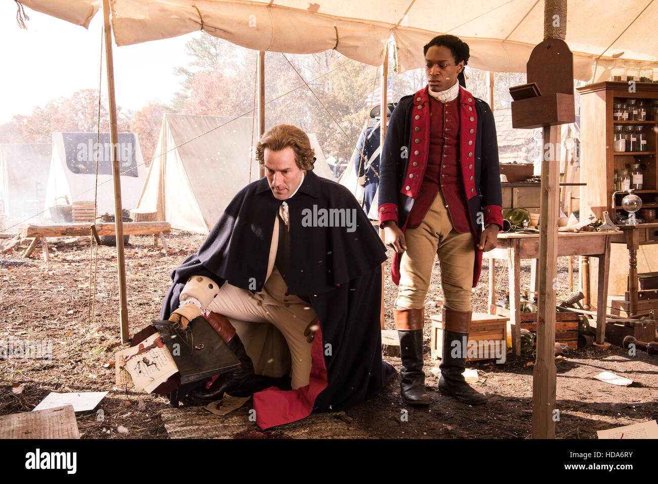 TURN: WASHINGTON'S SPIES, l-r: Ian Kahn (as George Washington), Gentry ...